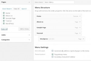 Membuat Menu di Wordpress | Centerklik