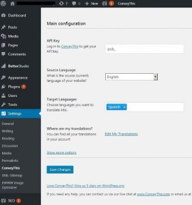 ConveyThis Translate – Plugin untuk Menerjemahkan Website WordPress