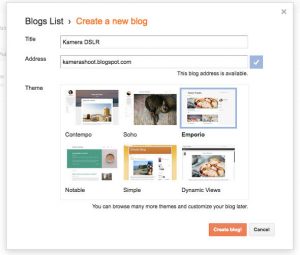 Cara Membuat Blog Gratis di Blogger.com Lengkap - Centerklik™