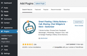 Cara Membuat Tombol Melayang di WordPress dengan Buttonizer